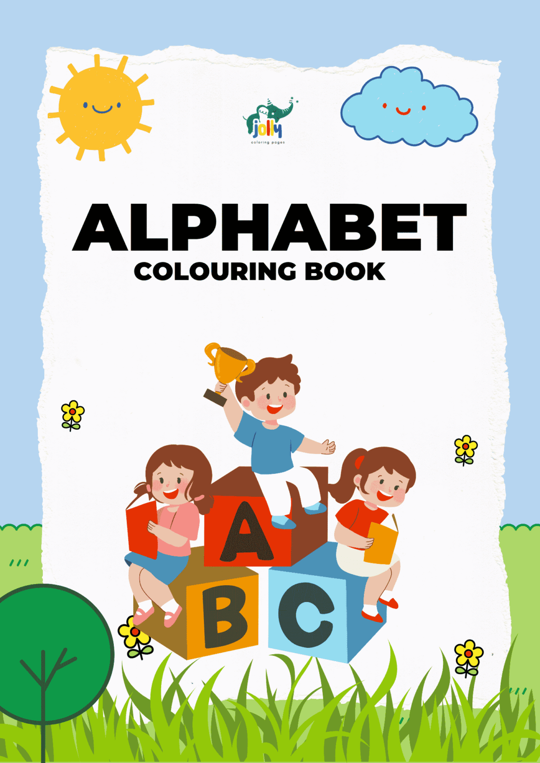 A to Z Alphabet Coloring Book | Free Printable PDF