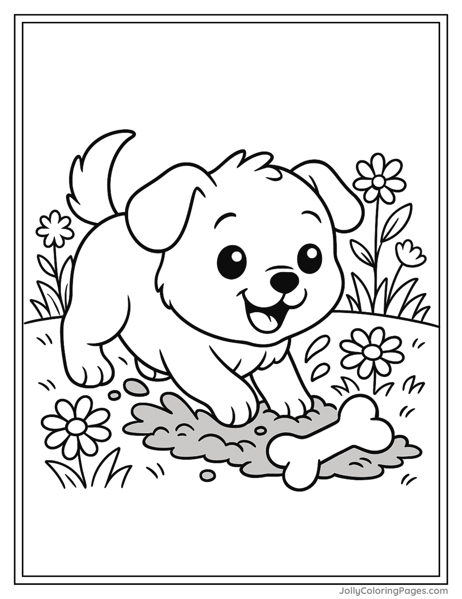 26 Free Printable Dog Coloring Pages | Jolly Coloring Pages